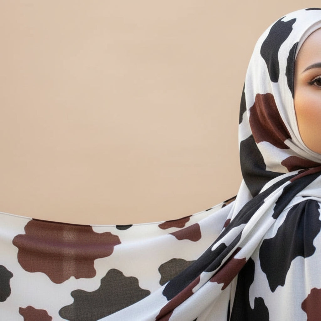 Cowhide Grace Modal Hijab - Try Modest Limited – Try Modest Limited
